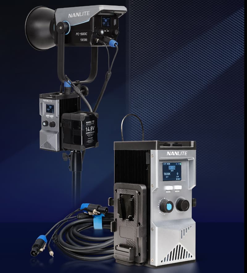 Nanlite intros FC-500C RGBW LED spotlight and FC PowerController